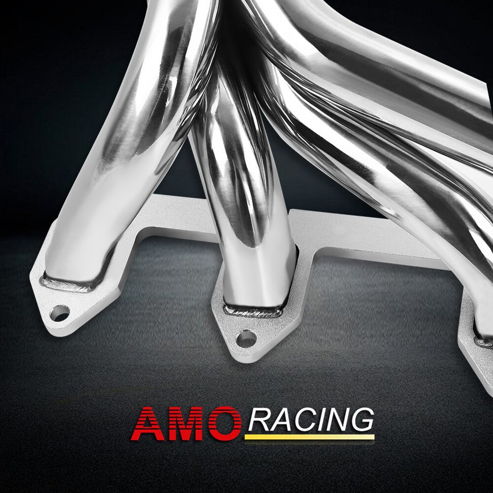 Polished Stainless Steel Exhaust Headers Fit Ford BBF FE 330 360 390 ...