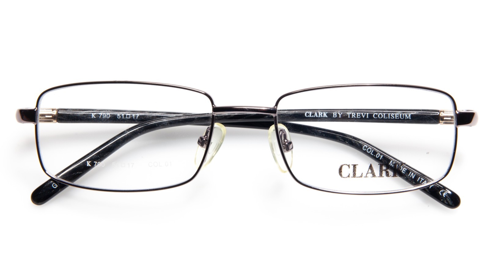 NEW CLARK TREVI by COLISEUM K790 COL.01 EYEGLASSES FRAME 51-17-145 ...
