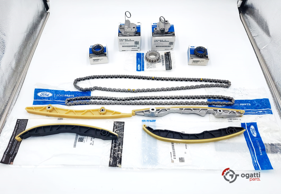 Brand New OEM ENGINE TIMING CHAIN GUIDES KIT-11 PIECES 3.0L DOHC 4V ...