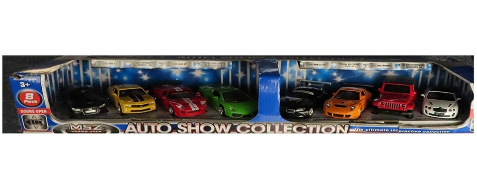 MSZ VROOM TECH Auto Show Collection Doors Open 8 Pack (Blue Box) | eBay