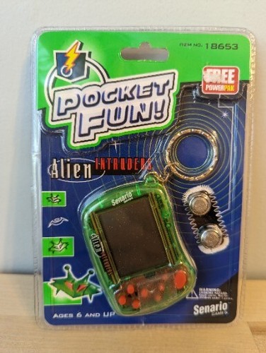 Vintage 1999 Electronic Keychain Game- Alien Intruders & Mr. Chomper | eBay