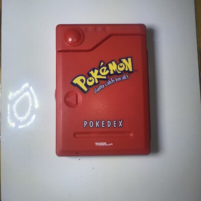 Vintage Pokémon Pokedex 1998 Tiger Electronics Toy Tested Working New ...