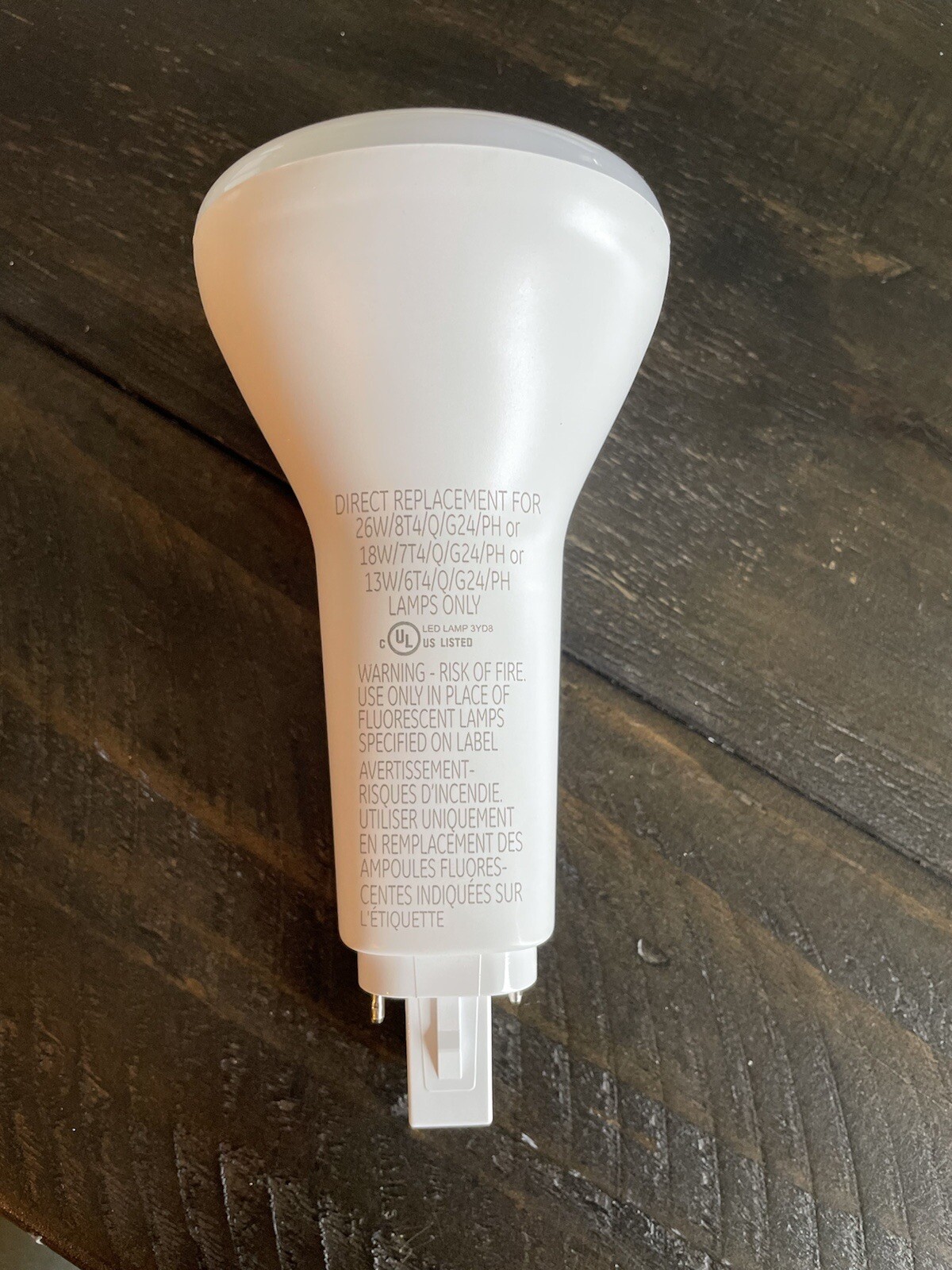 LED - GE CURRENT LED11G24d-V/840 LED Bulb, Vertical,4000K,1050 lm,10.5W ...