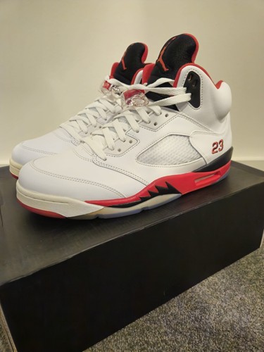 Size 10.5 - Nike Air Jordan 5 Retro 2013 Fire Red | eBay Australia