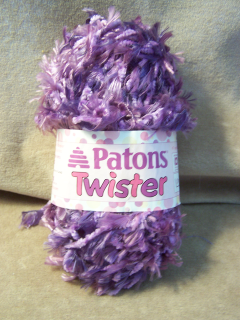 3 Vintage 50g Skeins of Patons Twister Super Bulky Yarn Grape Nuts ...