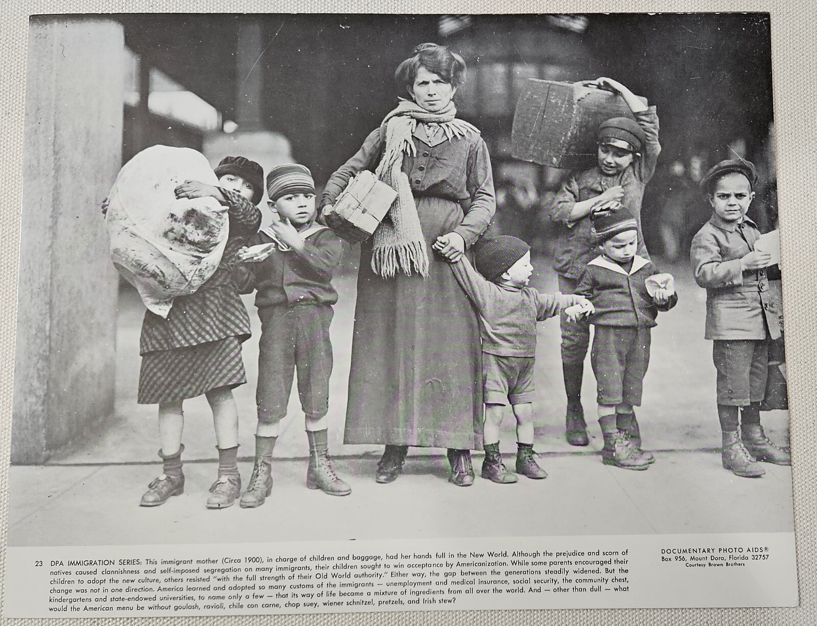 Documentary Photo Aids ~ Immigration Series #23 ~ Mother and Children ...