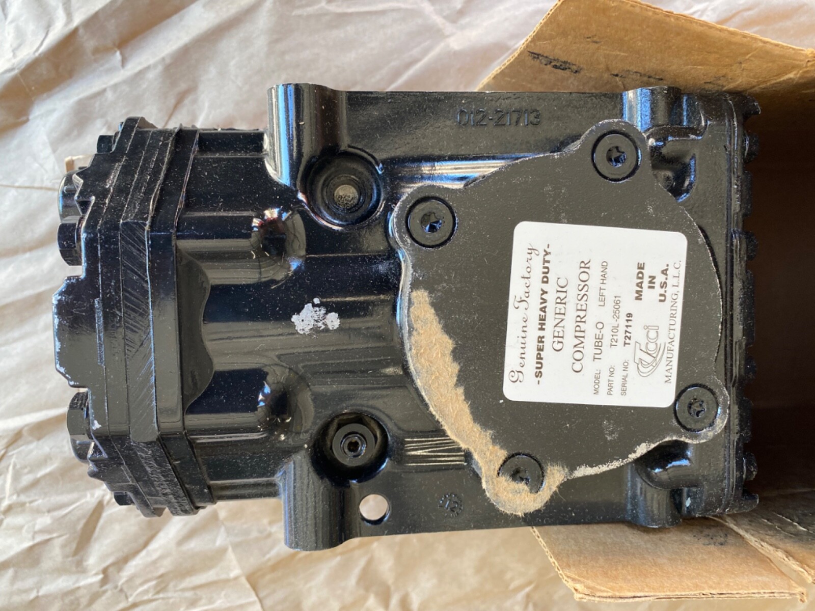 International Compressor 1676832C91 Super Heavy Duty manufact TCCI ...