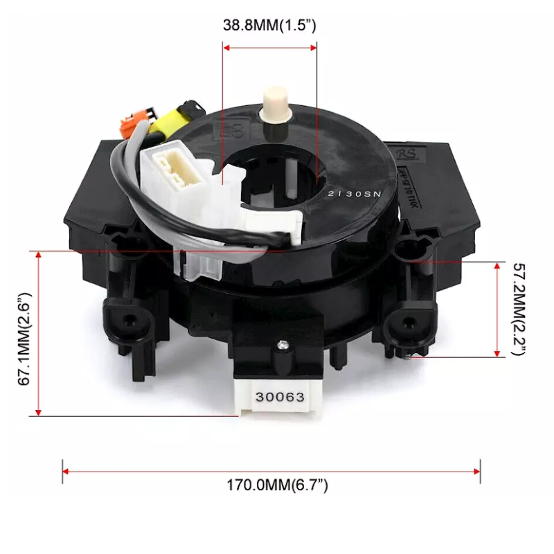 Steering Angle Sensor for 2008-2015 Nissan Rogue 2015-2019 Frontier ...