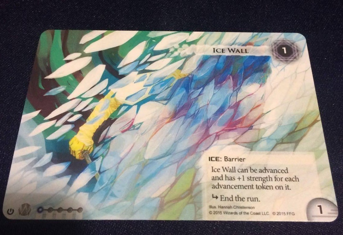 Android Netrunner Promo Ice Wall Card | eBay