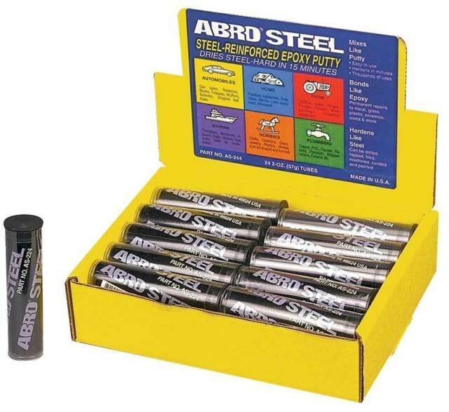 Abro AS224 Epoxy Metal Instant Repair Putty - 2 Oz for sale online ...