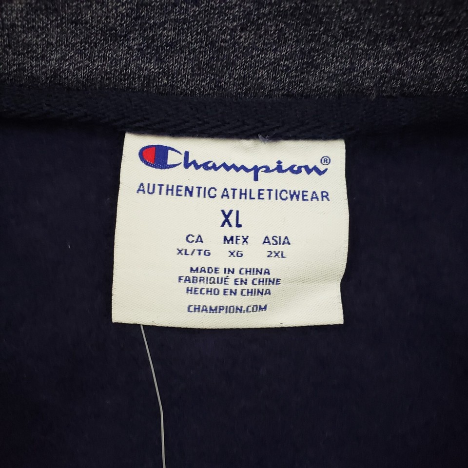 Champion Virginia Cavaliers UVA Quarter Zip Pullover Sweater men XL ...