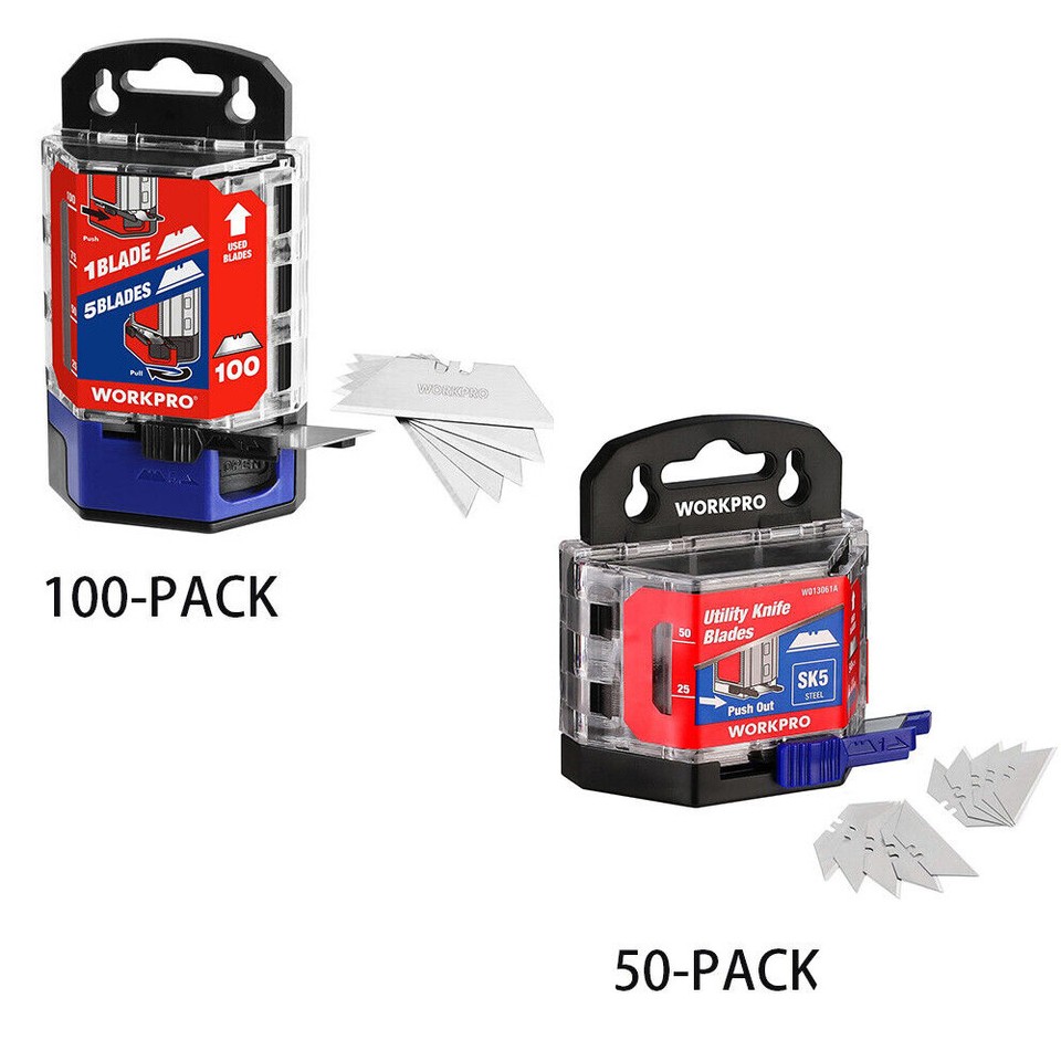 50/100-packs Utility knife Blades SK5 Razor Blades Box Cutter Blades w ...