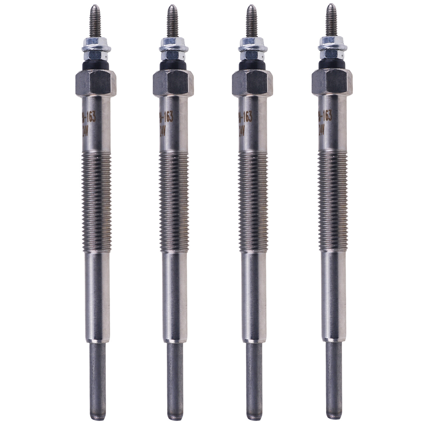 4x Glow Plug For Mitsubishi Fuso Canter FE439 FE439 FG325 FG335 4D32 ...
