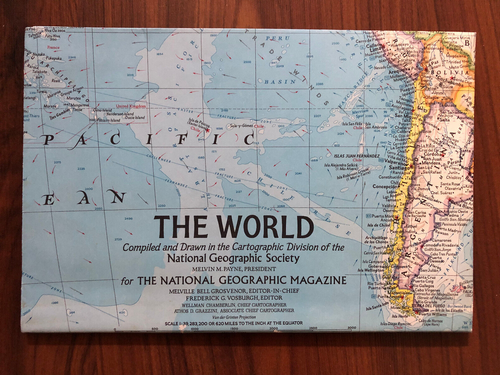 National Geographic Map The World December 1970 | eBay