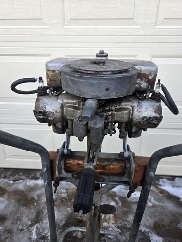 Antique 1927 Caille Master 5 Speed Twin 4.5hp Outboard Boat Motor Turns ...