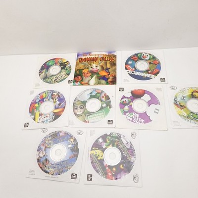 Lot of 9 Vintage PC CD-ROM Games Ohio Distinctive Software + Donkey ...