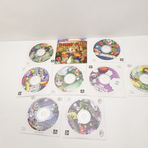 Lot of 9 Vintage PC CD-ROM Games Ohio Distinctive Software + Donkey Ollie Kids E | eBay