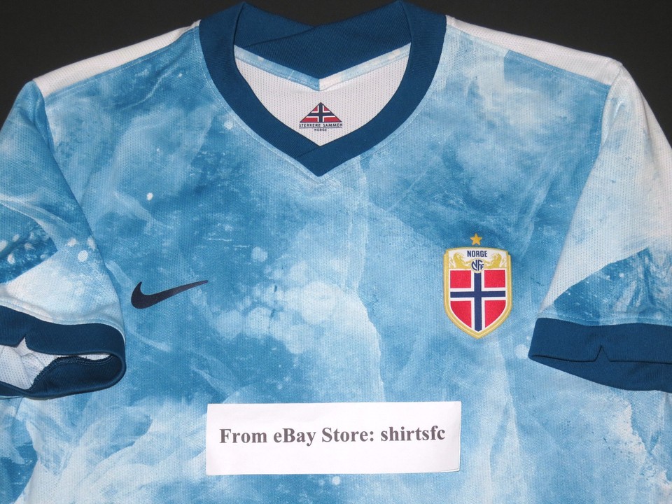 2020-2021 Nike Norway Authentic Women Player Issue Soccer Away Jersey ...