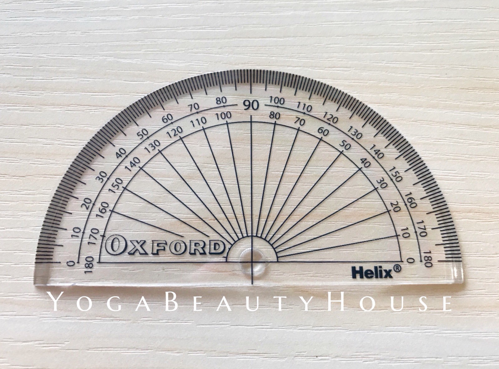 Helix Oxford Protractor Geometry Mathematical Instrument 180 degree ...