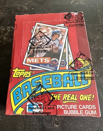 1985 Topps Baseball Unopened Wax Box BBCE From A Sealed Case - FASC | eBay