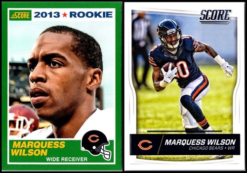Score Marquess Wilson (2) Card Lot - RARE COLLECTIBLE – OWN A PIECE OF ...