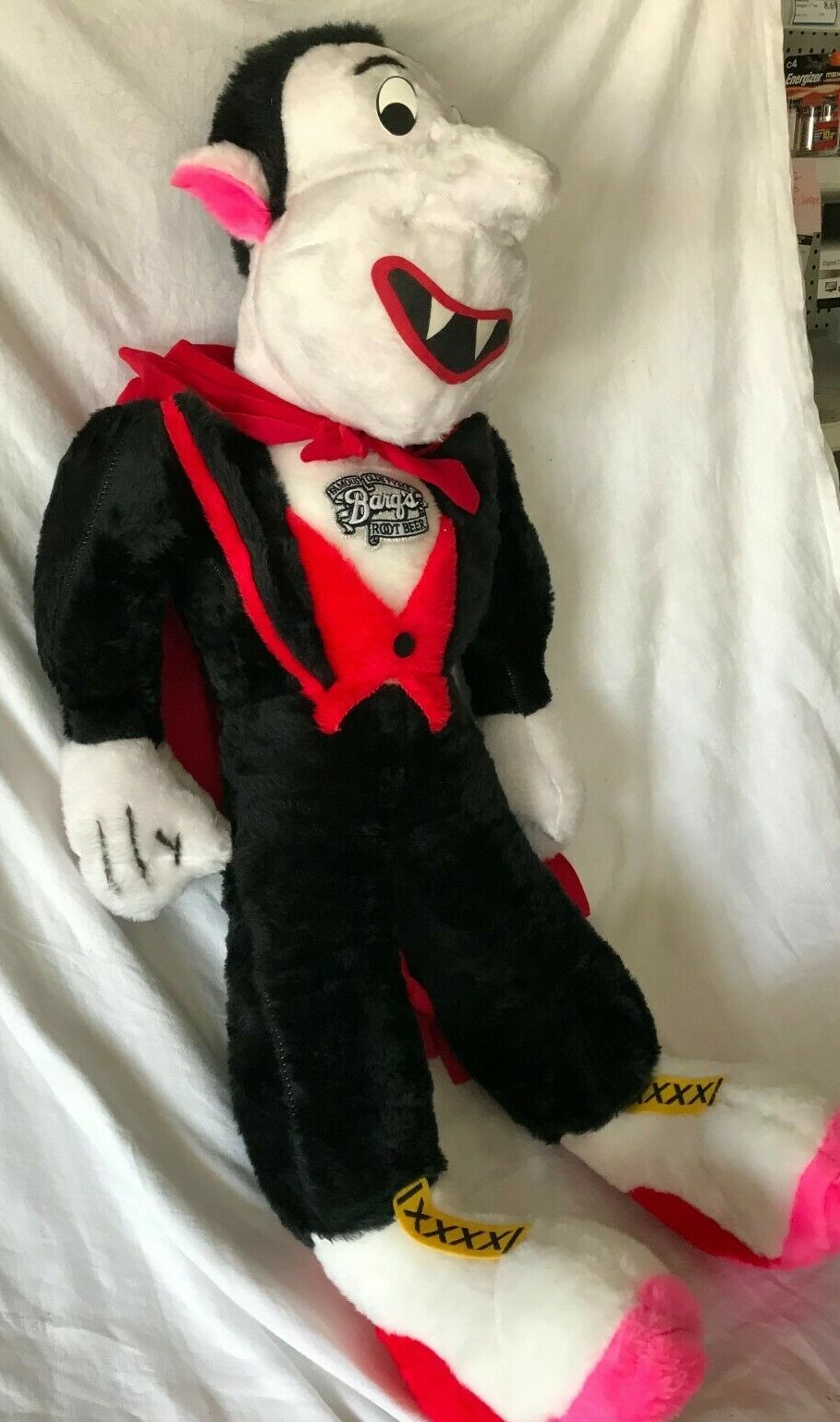 Rare & Vintage Root Beer Dracula Halloween Stuffed Vampire 42" Tall ...