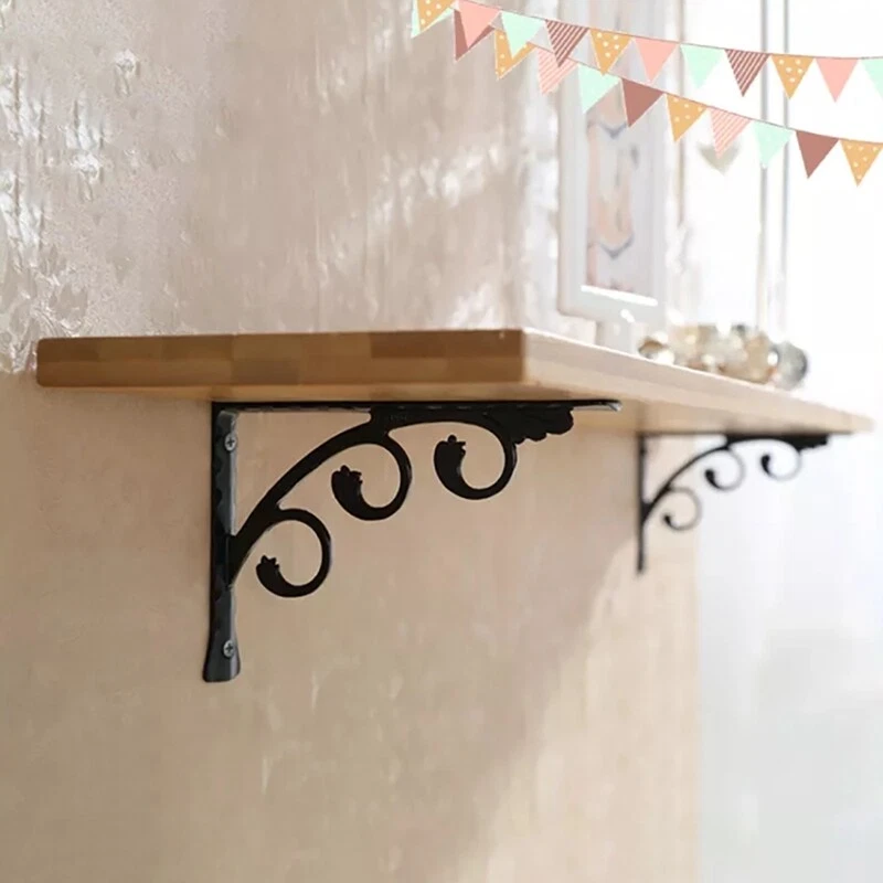 Decorative Wrought Iron Angle Brackets | Shelly Lighting