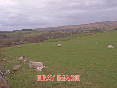 PHOTO TARSET VALLEY TARSET CASTLE MOUND WITH THE EROSION CAN BE SPOTTED ...