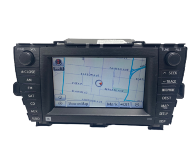 2010-2012 TOYOTA Prius Navigation GPS Radio 4 Disc CD XM Touch-screen ...