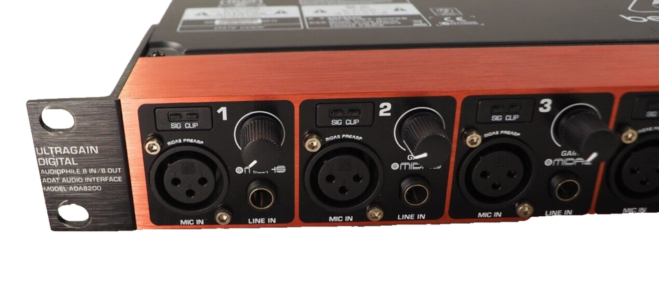 Behringer ADA8200 8-channel Microphone Preamp ADAT Audio Interface | eBay