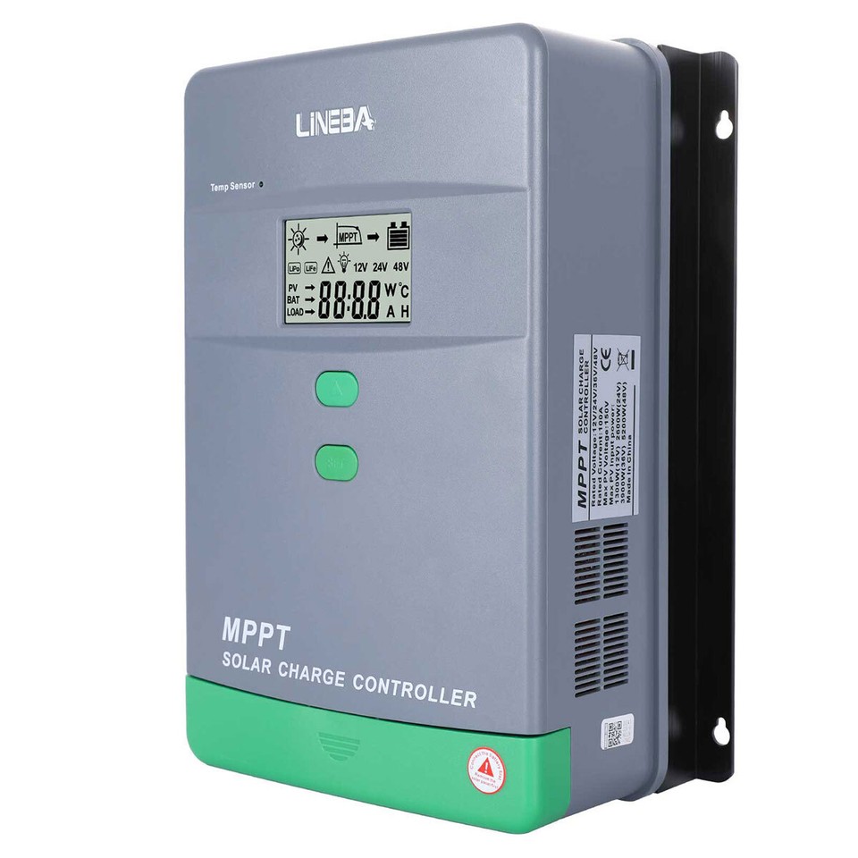 5200W MPPT Solar Charge Controller 100A/12V 24V 36V 48V Battery PV ...