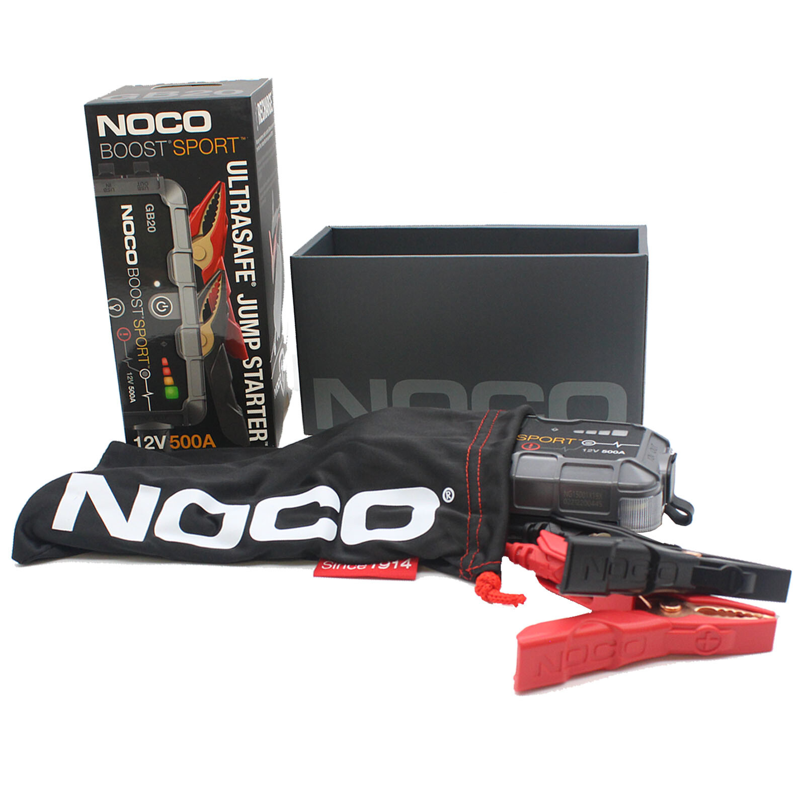 New NOCO BOOST SPORT GB20 12V 500A Lithium, ULTRA SAFE JUMP STARTER CAR ...