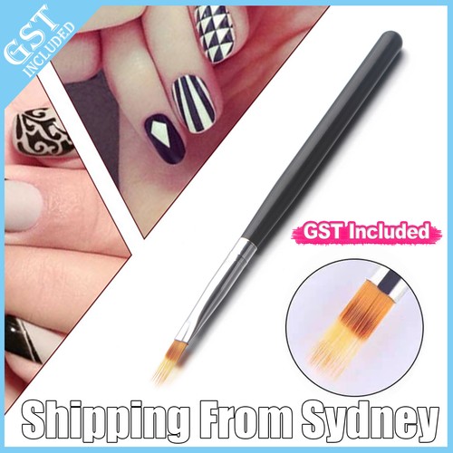 Nail Art Brush Ombre Drawing Tool Lace-Brush Manicure Gel Polish UV ...