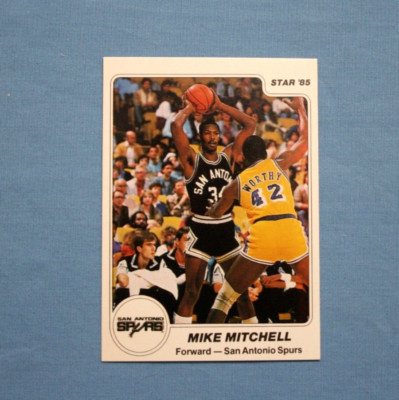 1984-85 Star Basketball Mike Mitchell #71 mint San Antonio Spurs | eBay