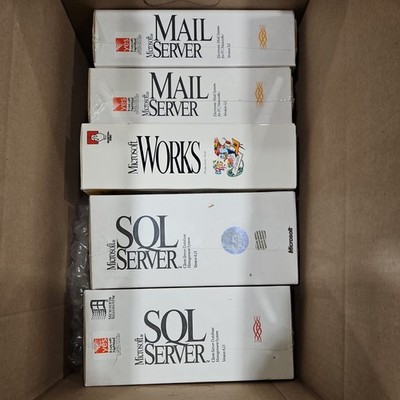 Vintage Microsoft SQL Server & Mail Server for VAX/VMS – Boxed Software ...