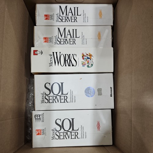 Vintage Microsoft SQL Server & Mail Server for VAX/VMS – Boxed Software ...