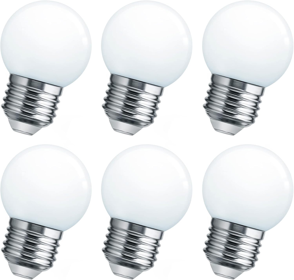 Flaspar LED Night Light Bulb, Globe Small LED Light Bulbs 15W ...
