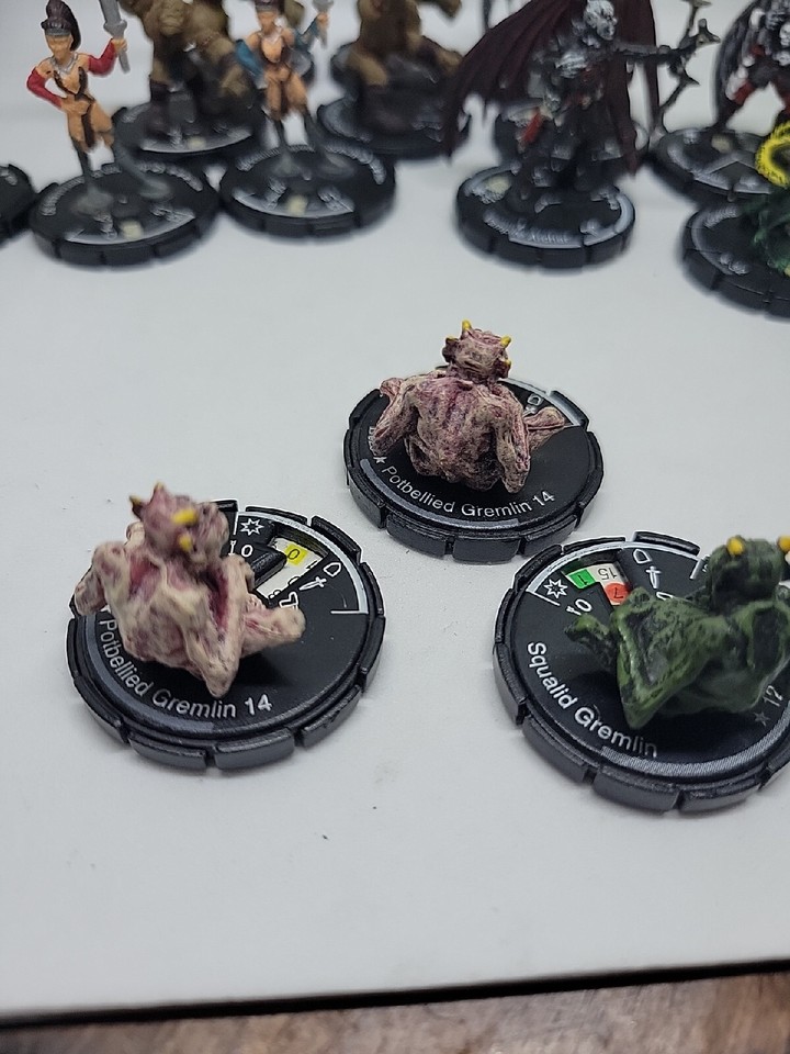 3 Gremlin Mage Knight Lot D&D, Pathfinder, RPG | eBay