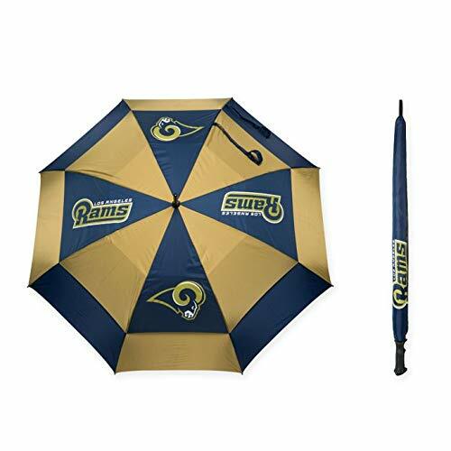 NFL Los Angeles Rams 62" Double Canopy Windproof Umbrella, NEW | eBay