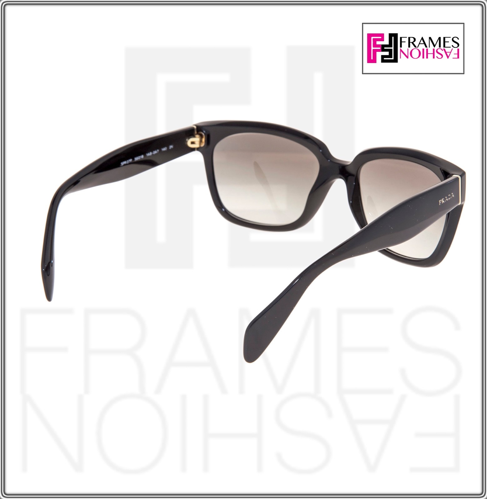 PRADA Sunglasses Spr 07p Black 1ab0a7 56mm for sale online | eBay