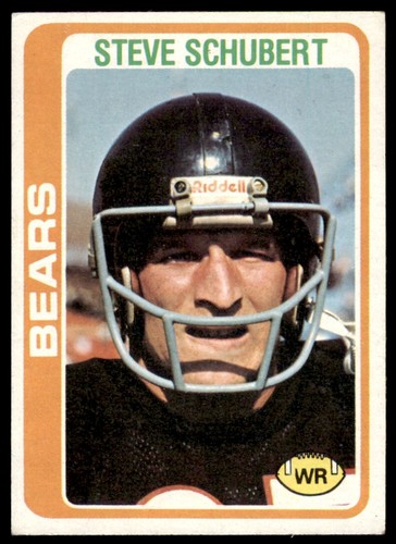 1978 TOPPS STEVE SCHUBERT . CHICAGO BEARS #154 | eBay