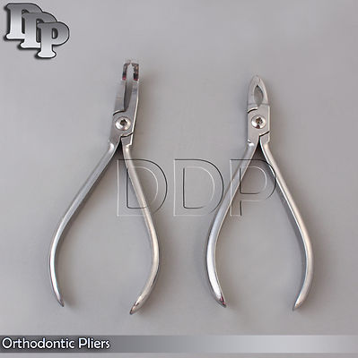 Set of 2 Johnson Contouring Plier & Bracket Remover Plier Angle ...