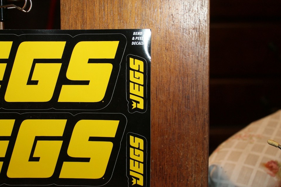 Vintage Racecar Automotive Gas and Oil Decal Jegs | eBay