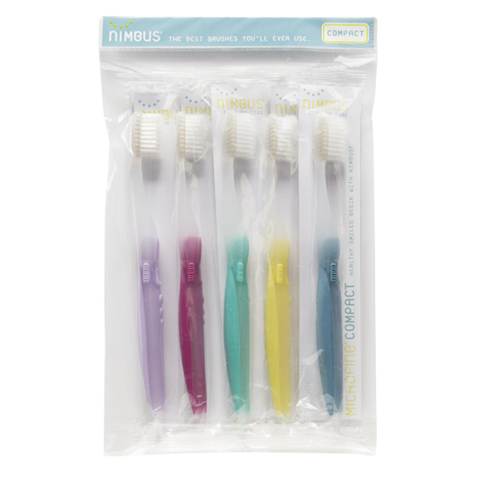 Nimbus Toothbrush Microfine Extra Soft Sensitive Teeth Gums Implants ...