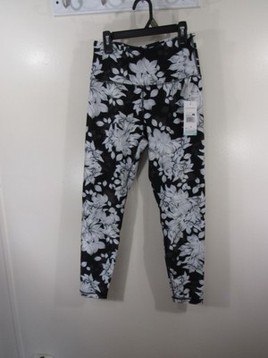 New Balance Collection Legging Size M Black White Floral | eBay