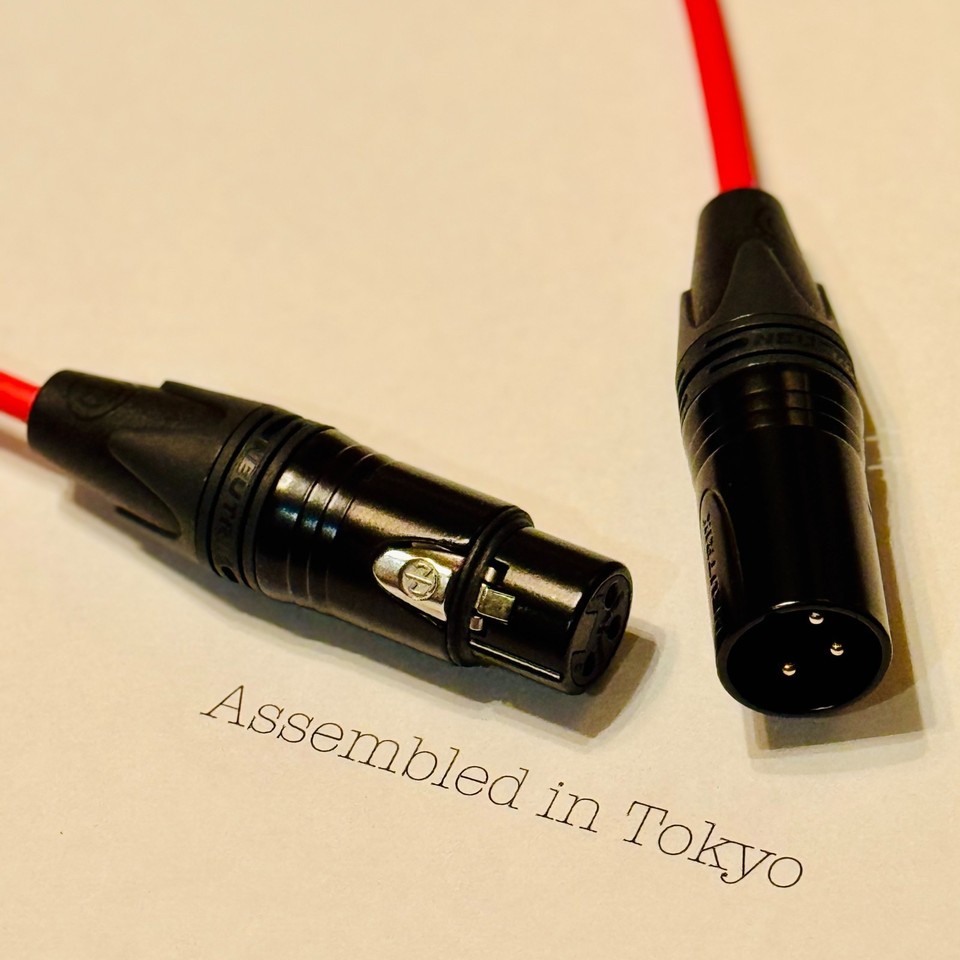 1–200 ft Mogami 2893 Flexible Quad Red | Choose Neutrik XLR/TRS | Bulk ...