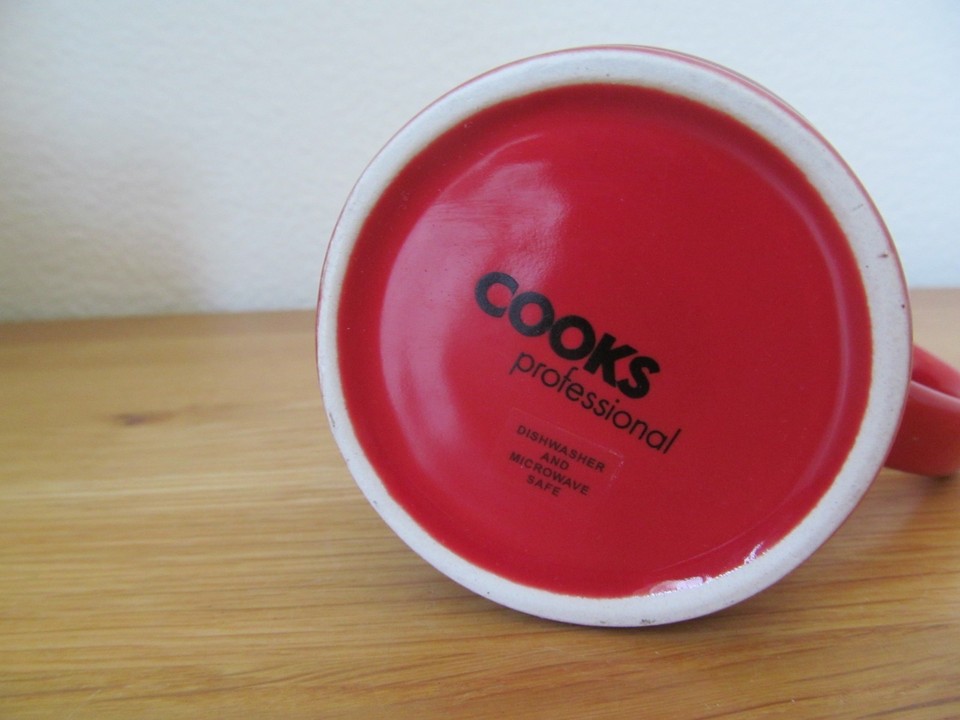 Cooks Professional Stoneware Multicoloured Tea Coffee Mugs Set of 6 ...