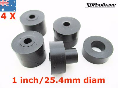 Sorbothane Vibration Bushing Isolation Grommet 1 Inch 25.4mm diam Audio ...