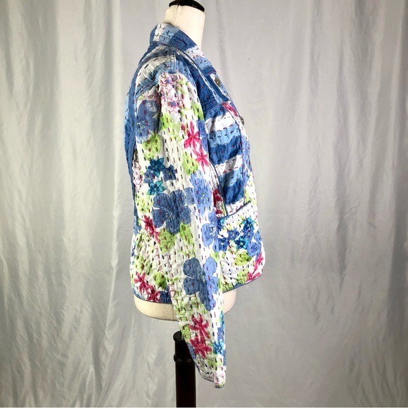 Parsley & Sage reversible quilted jacket coat cotton size Medium | eBay