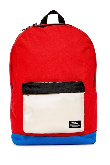 Wesc Chaz Red/Blue/White/Black Chaz Patterned Backpack 140810 | eBay
